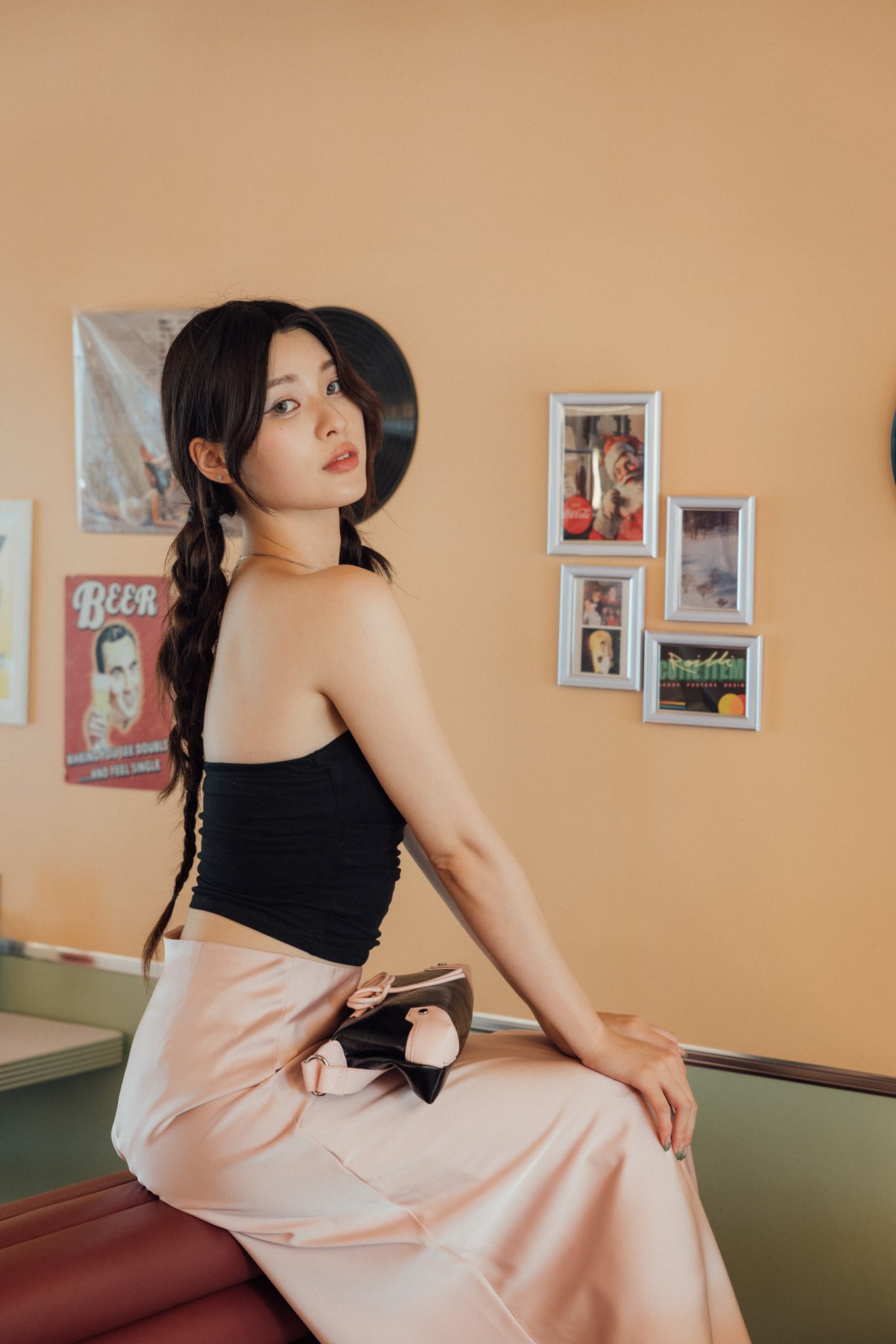 霧感側抓皺平口BraT ｜ WearToEat