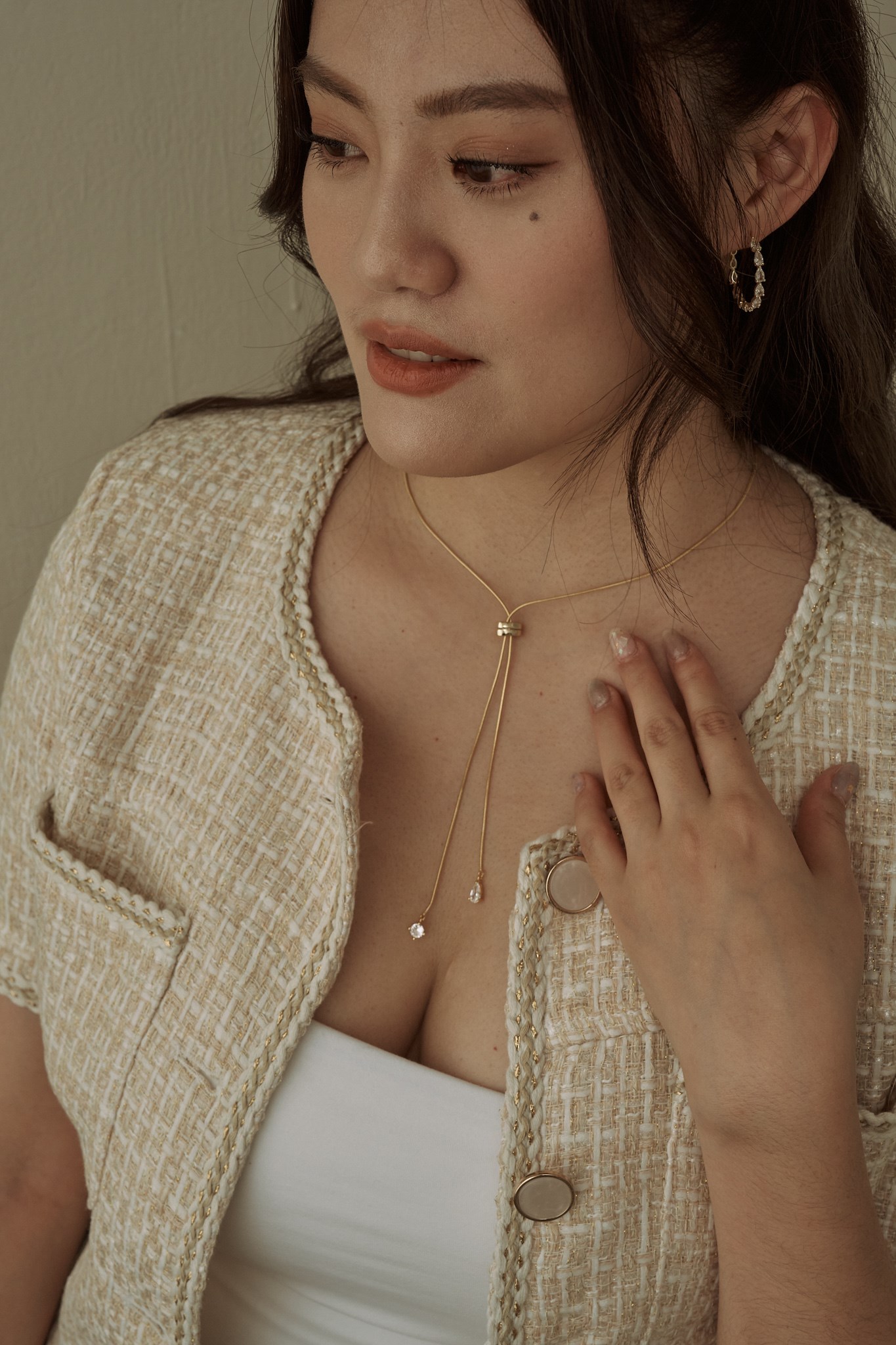 鍍18K金垂墜項鍊(MUIR聯名款) ｜ WearToEat